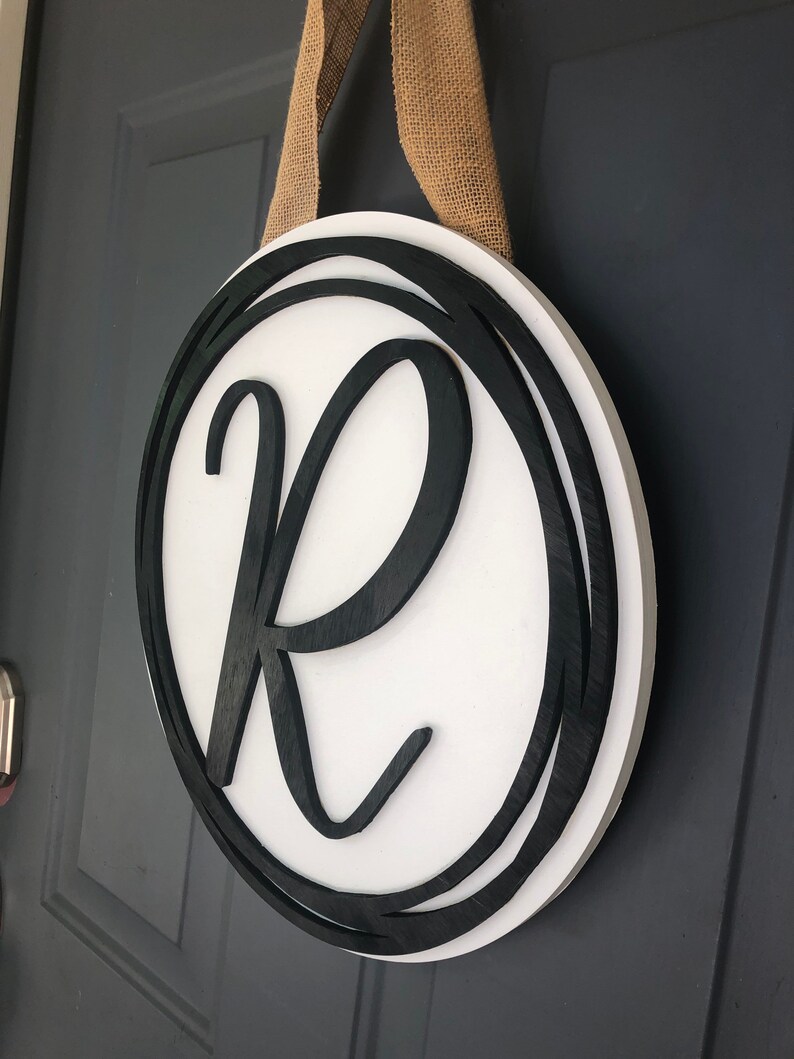 3D Wood Front Door Sign - Etsy