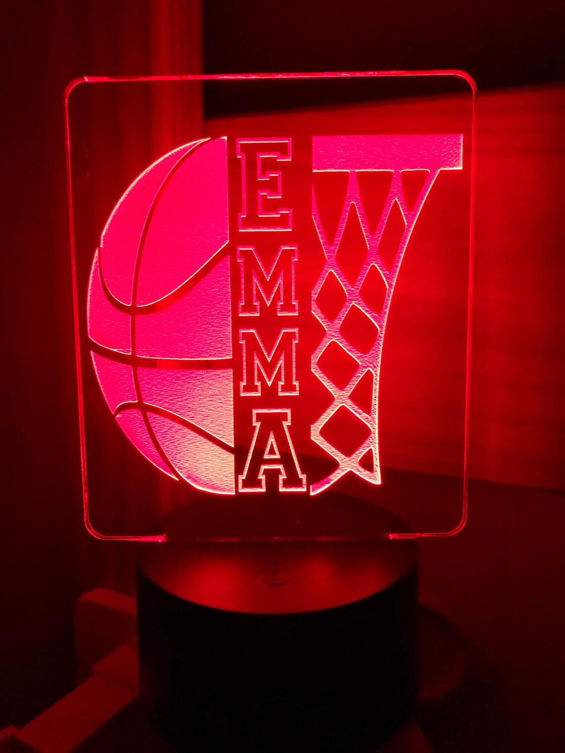 Basketball Personalized LED Light - Etsy