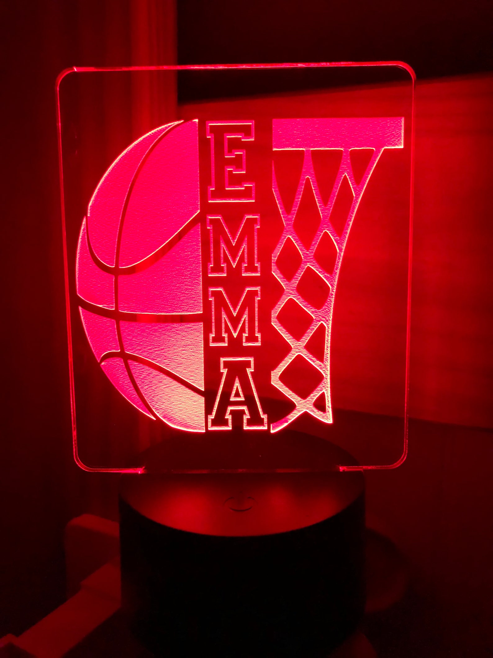 Basketball Personalized LED Light - Etsy