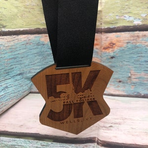 Custom Design . Wood Medal. - Etsy