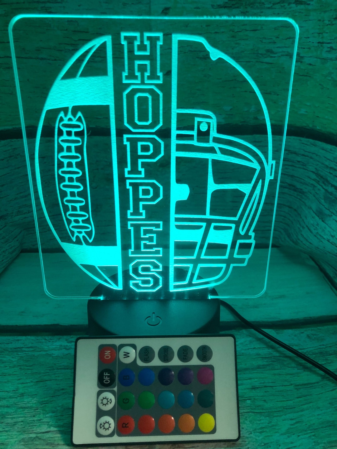 Personalized Football LED - Etsy