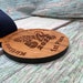 Custom Designed . Front and Back . Laser Engraved . Wood Medal . Hand ...
