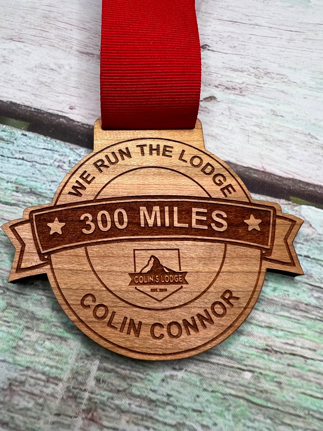 Standard . Wood Medal . Personalized . Hand Finished . - Etsy