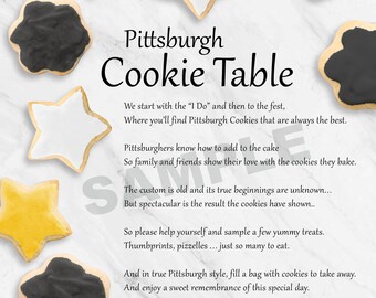Pittsburgh Cookie Table Bridge - Etsy Ireland