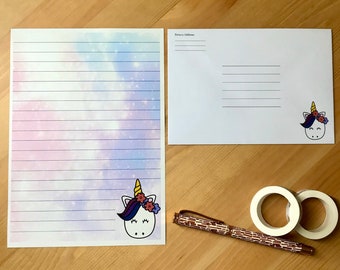 Galaxy Writing Paper - Etsy