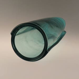 Czech Bohemian Turquoise Beryl Art Glass Vase by Milos Filip - Etsy