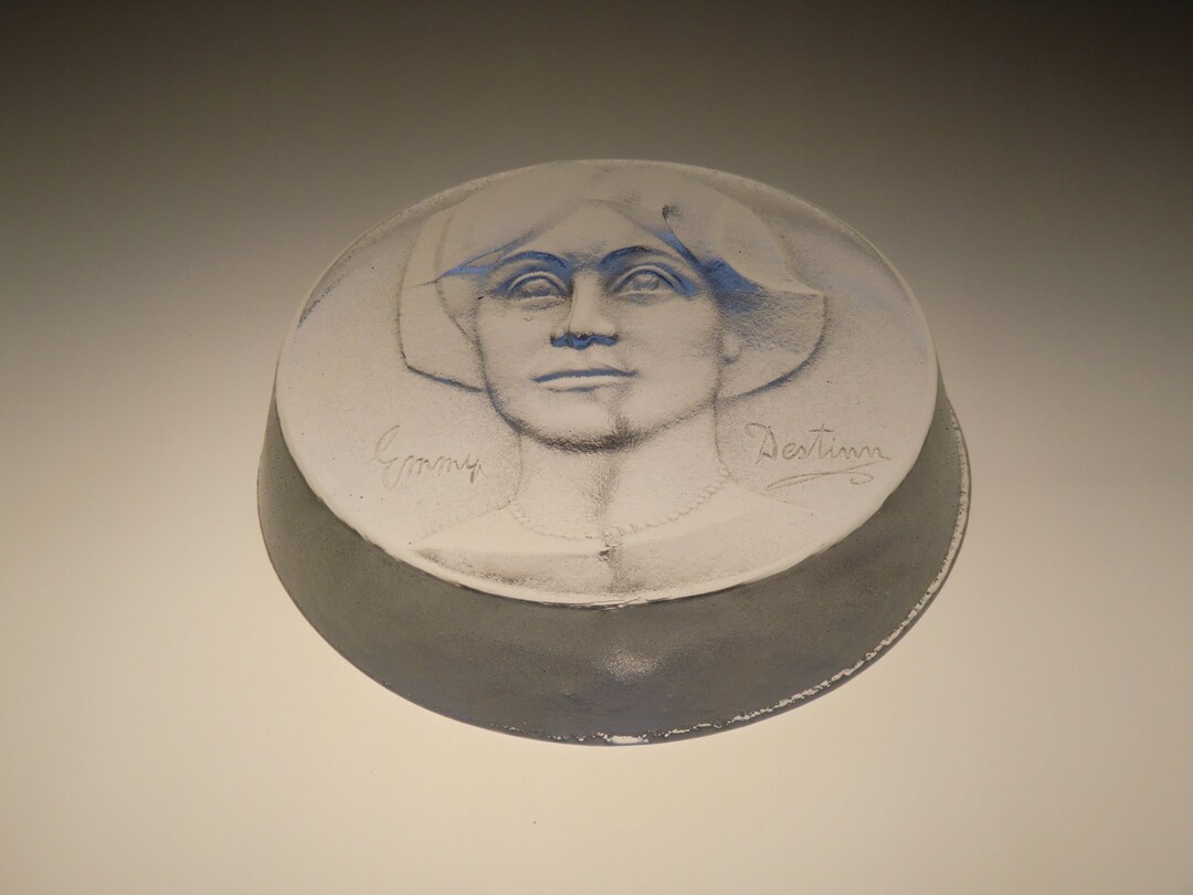 Czech Bohemian Emmy Destinn Ema Destinnova Art Glass Sculpture by J ...
