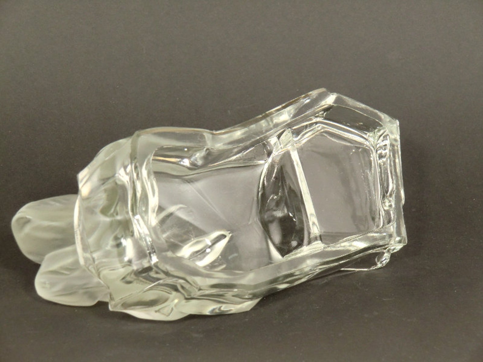 Czech Bohemian Libochovice Art Deco Glass Ashtray With Polar Bears by ...