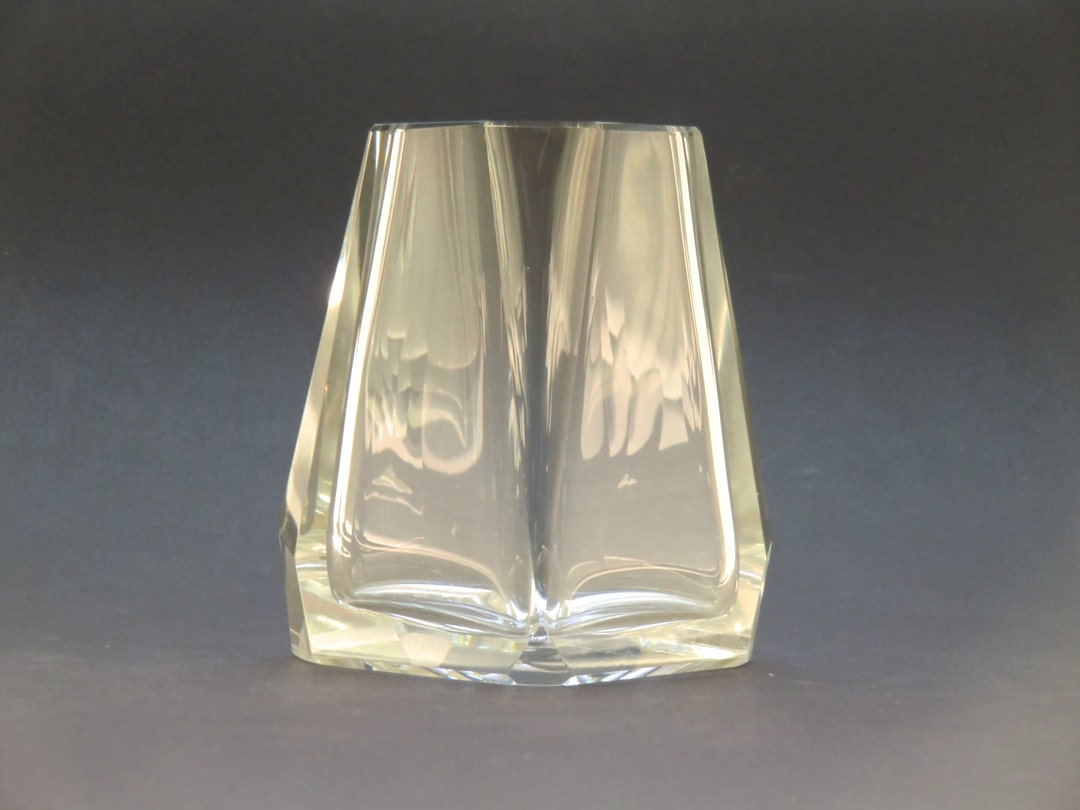 Czech Bohemian Art Glass Vase by J. Riedel - Art Deco - Etsy