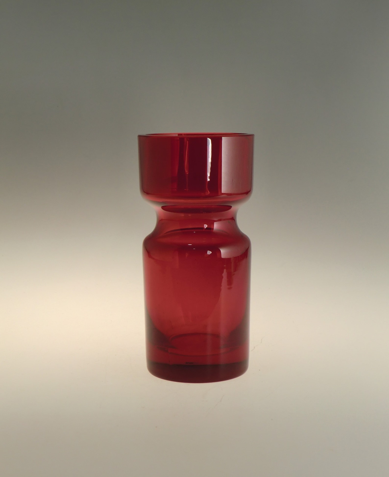 Bohemian Czech Art Glass Ruby Vase by Jan Gabrhel for Chlum U Trebone ...