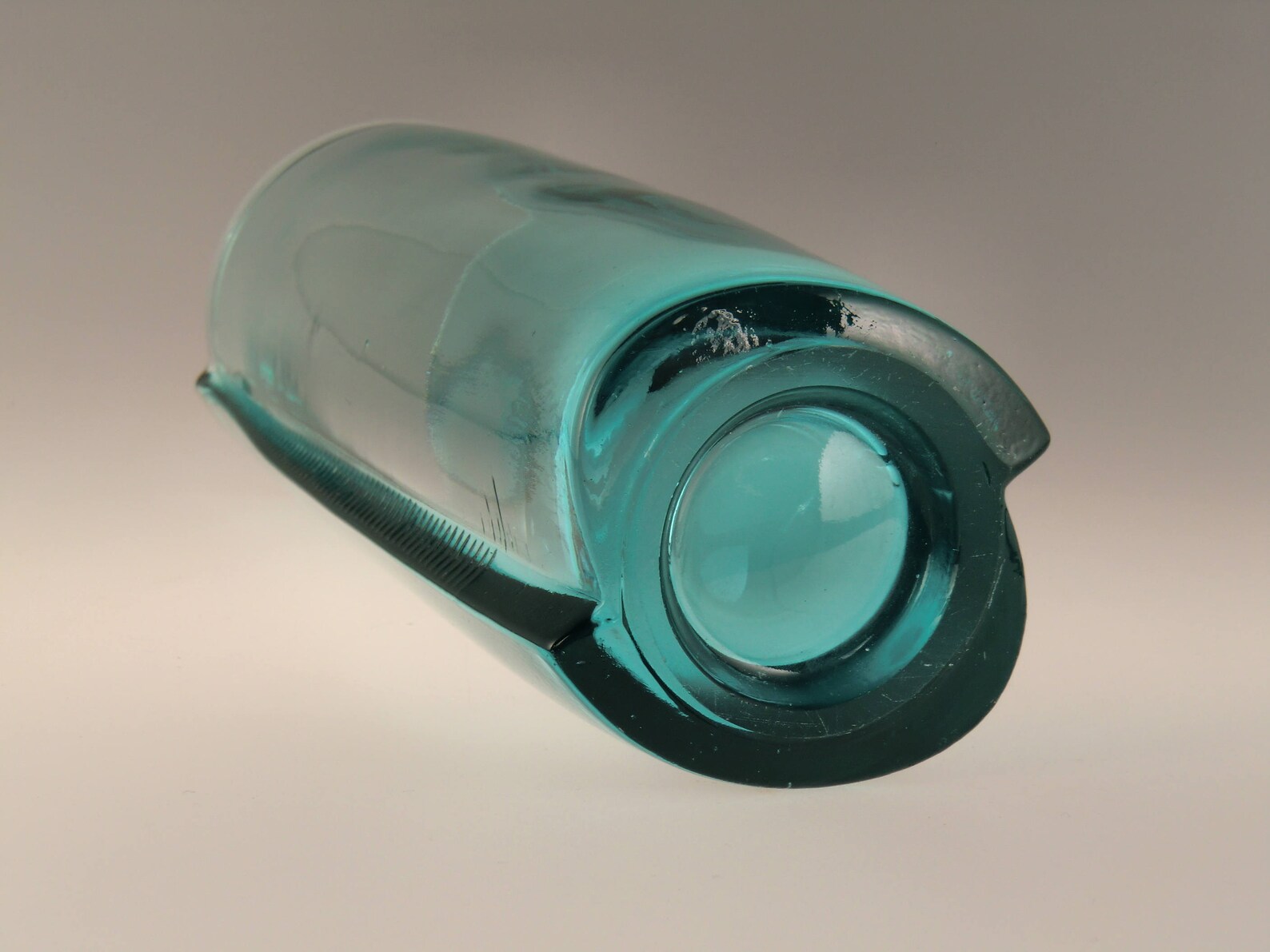 Czech Bohemian Turquoise Beryl Art Glass Vase by Milos Filip - Etsy