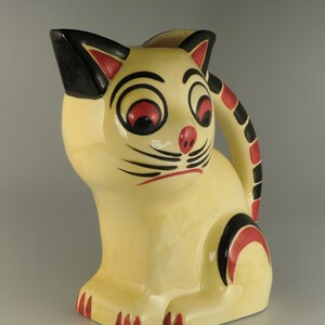 Bohemian Czech Art Deco Ditmar Urbach Art Pottery Cat Pitcher - Etsy