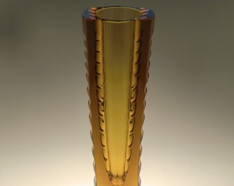 Bohemian Czech Moser Alexandrite Cut Glass Vase Imagination by Lukas ...