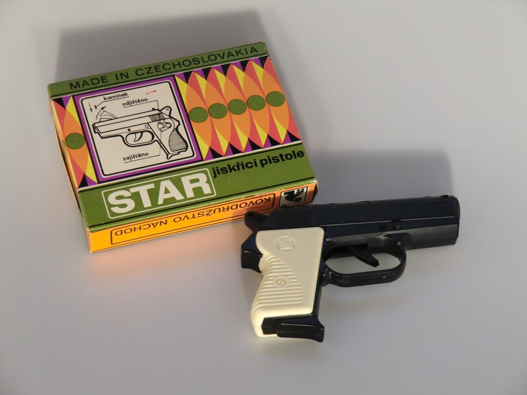 Czechoslovakia Star Sparking Gun Toy - Etsy