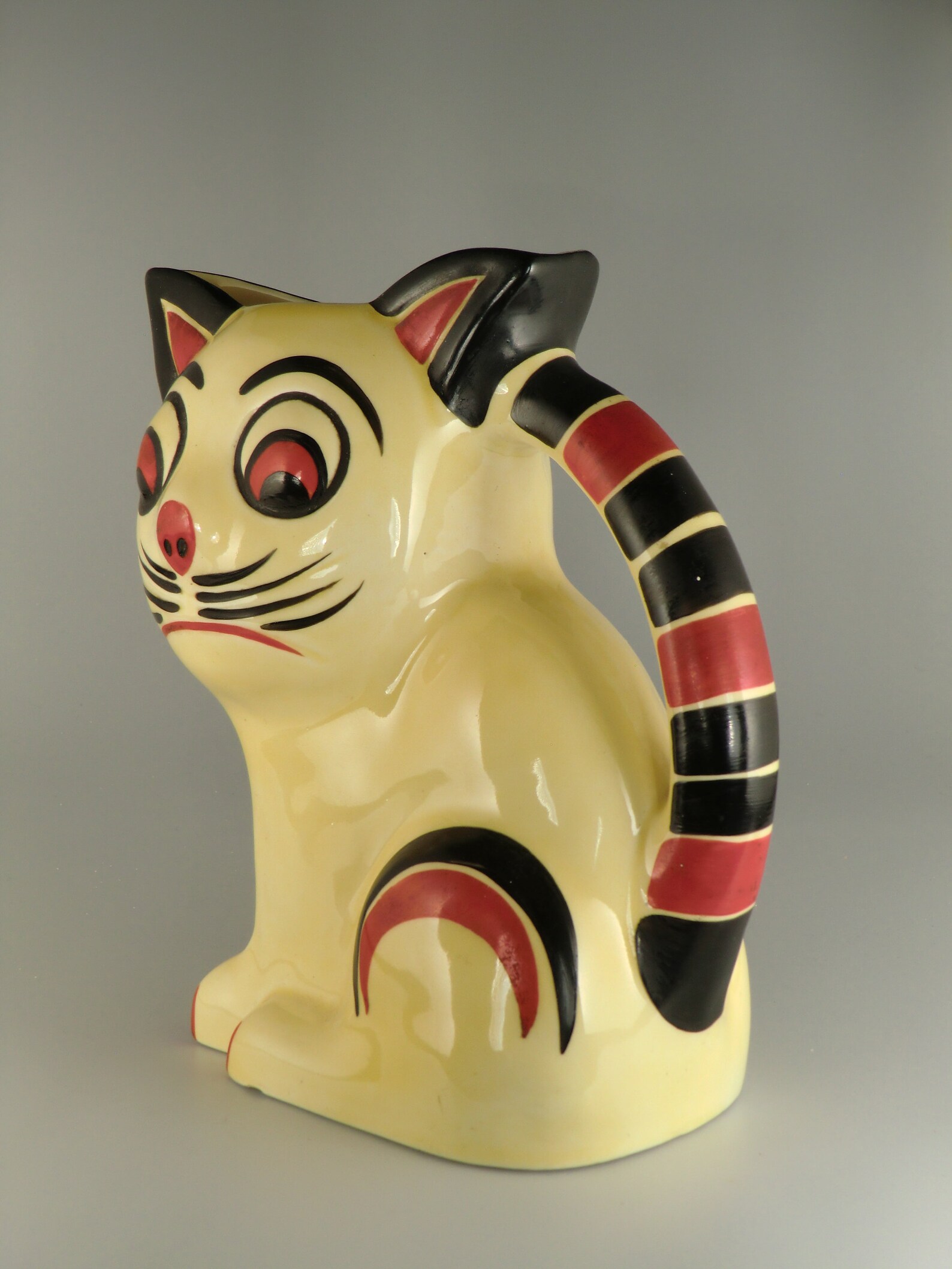Bohemian Czech Art Deco Ditmar Urbach Art Pottery Cat Pitcher - Etsy