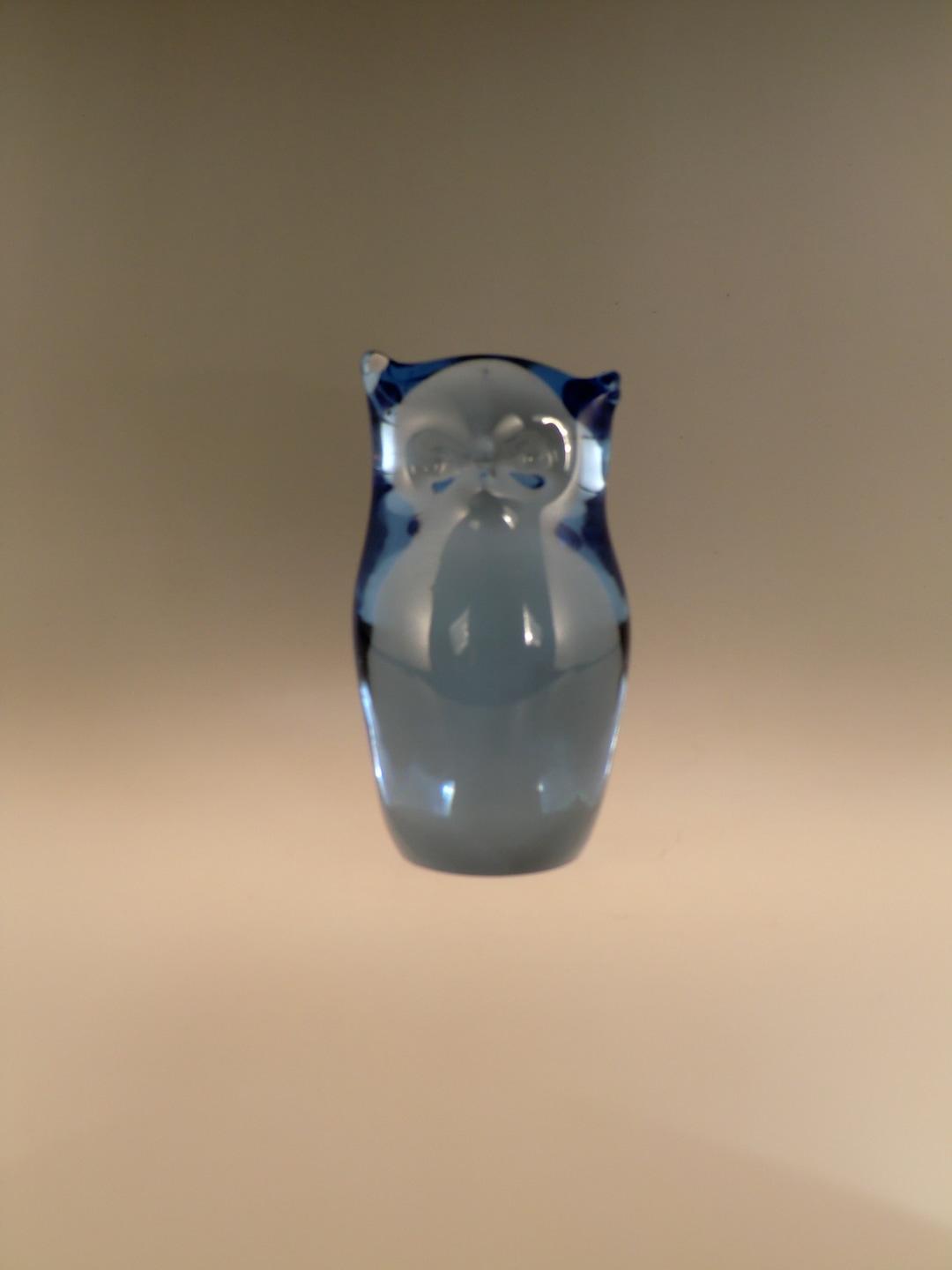 Bohemian Czech Zelezny Brod ZBS Art Glass Owl Miloslav Klinger RARE - Etsy