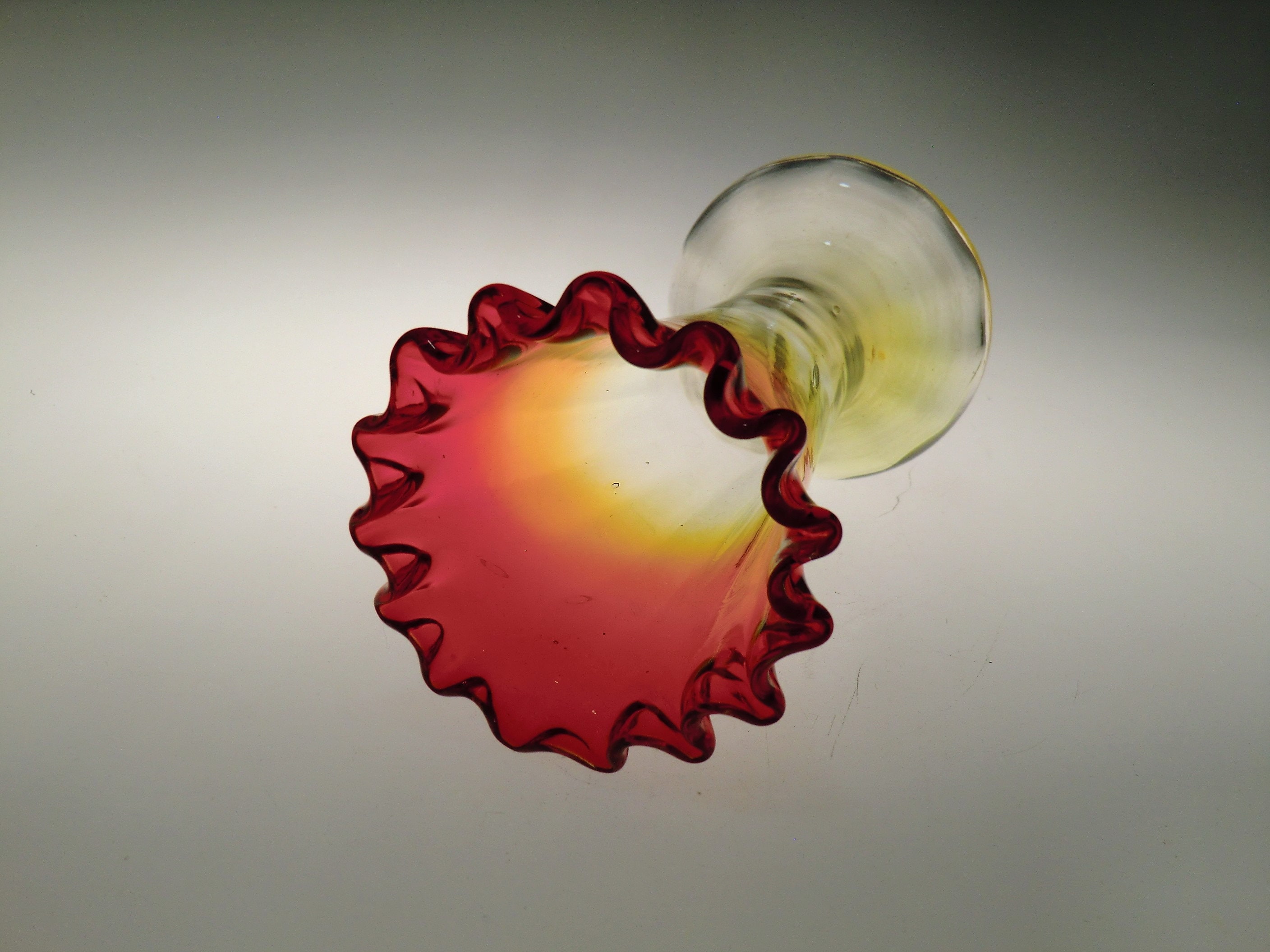 Bohemian Czech Art Glass Vase by Jan Gabrhel for Chlum U - Etsy