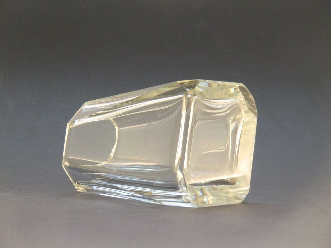 Czech Bohemian Art Glass Vase by J. Riedel Art Deco | Etsy