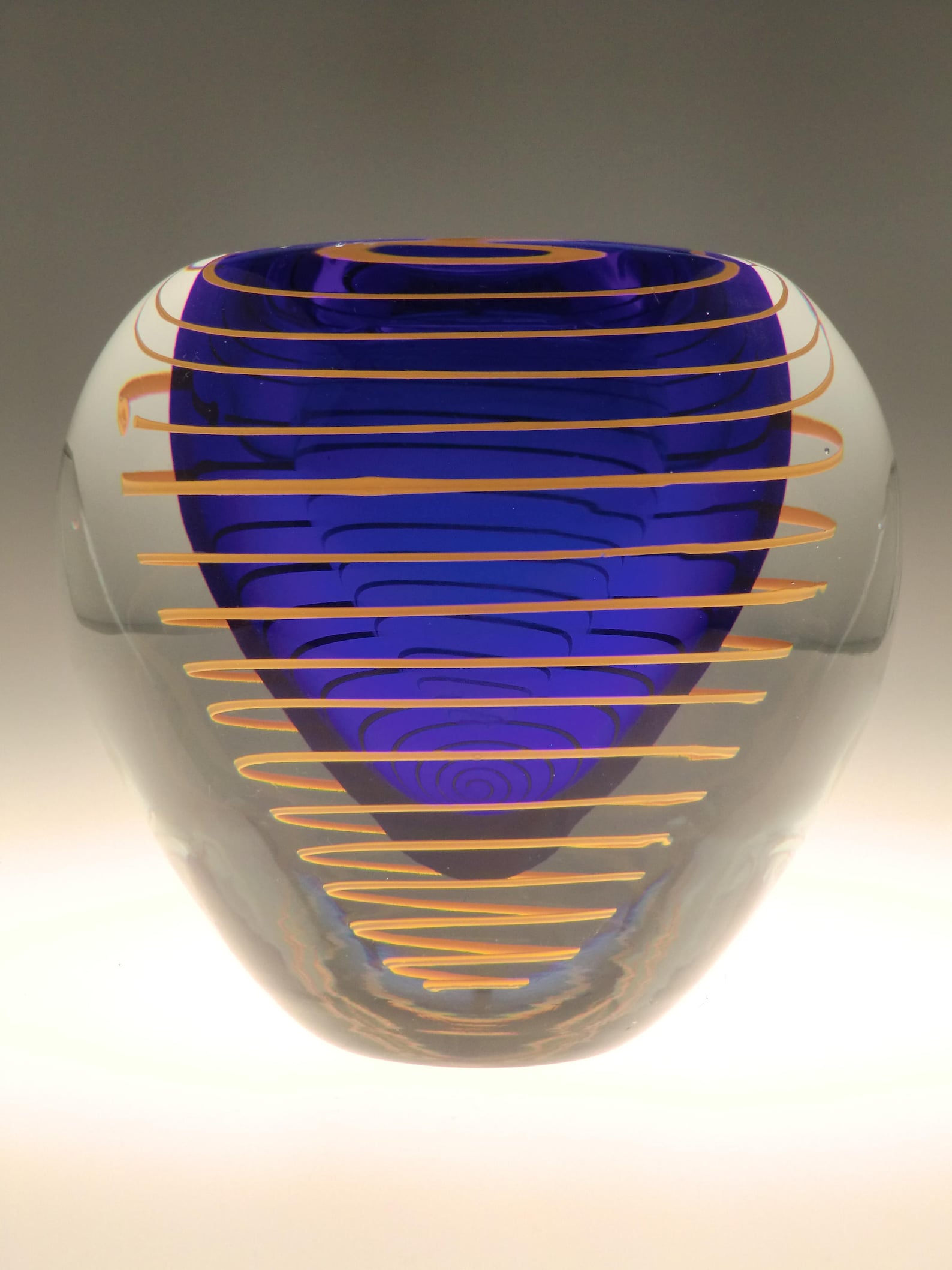 Bohemian Czech Skrdlovice Art Glass Vase by Stanislav Libensky - Etsy