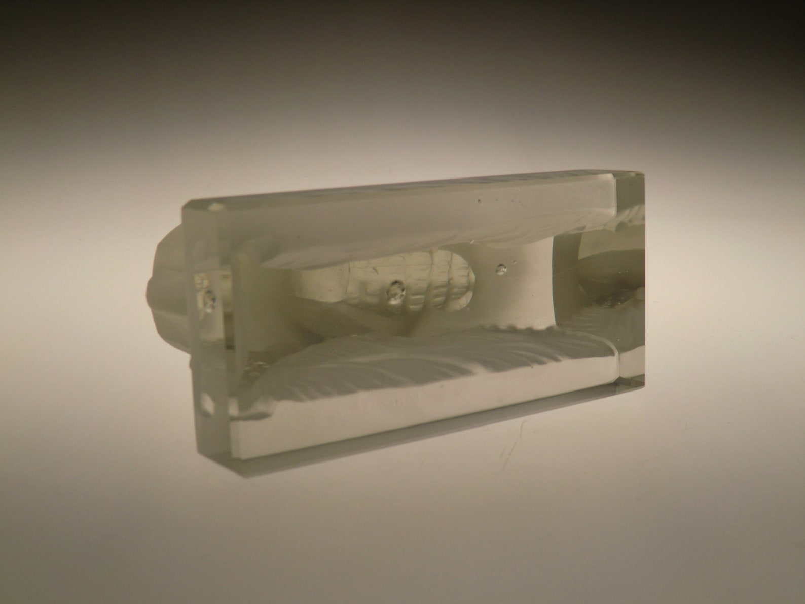 Bohemian Czech Art Deco Ram Glass Figurine Sculpture - Etsy