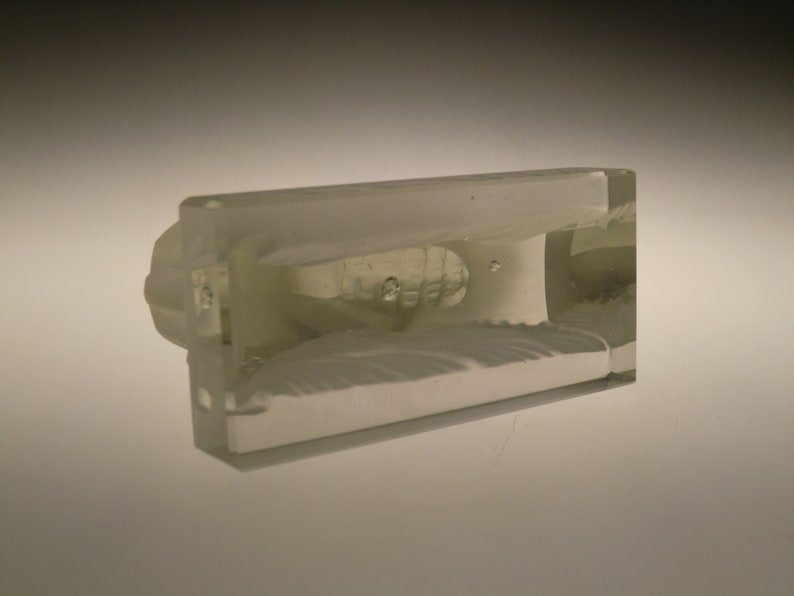 Bohemian Czech Art Deco Ram Glass Figurine Sculpture - Etsy