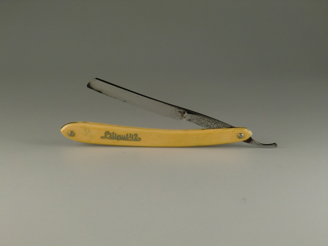 Vintage COLLECTIBLE Bohemian Czech Straight Razor Liliput42 Cechie - Etsy