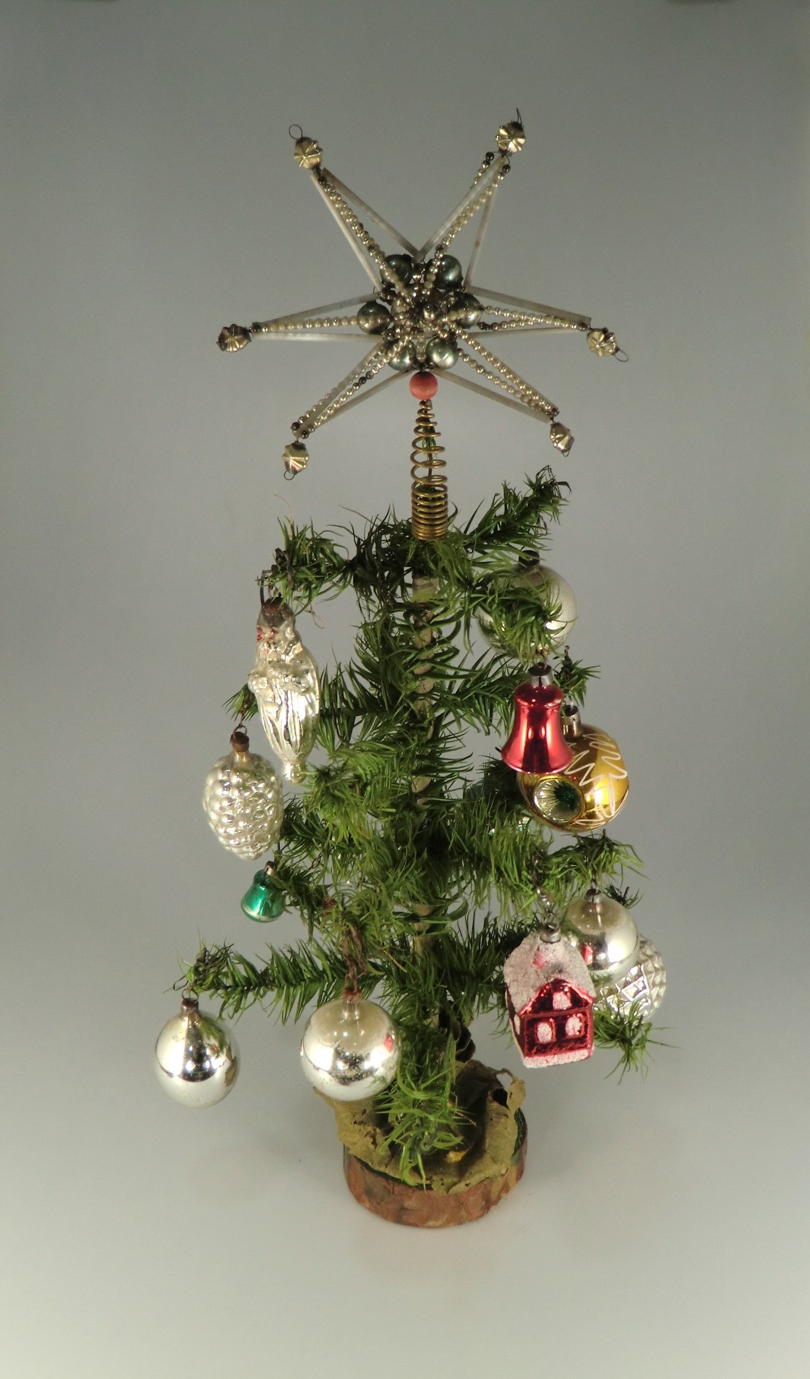 Antique Bohemian Czech Goose Feather Tree Christmas Tree | Etsy