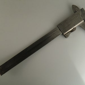 Vintage Marked German Mauser Micrometer Slide Steel Caliper With ...