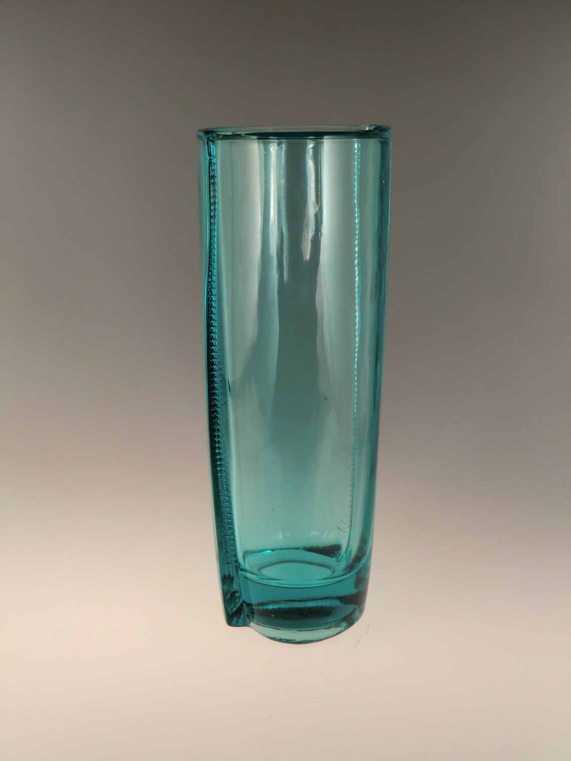 Czech Bohemian Turquoise Beryl Art Glass Vase by Milos Filip - Etsy