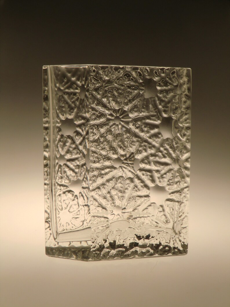 Bohemian Czech Amazing Art Cut Glass Vase by Vaclav Hanus | Etsy