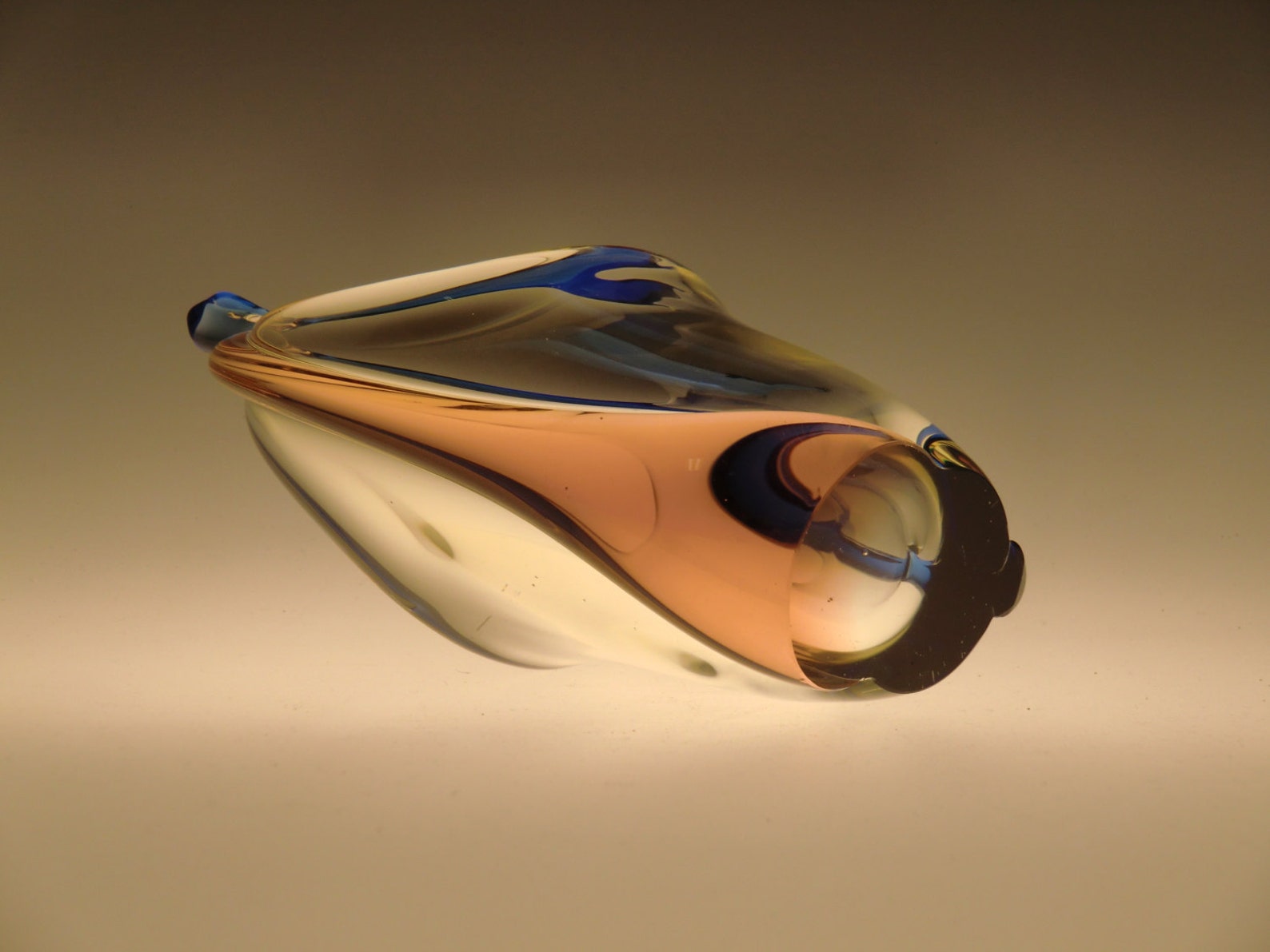 Czech Bohemian Mstisov-Karlovarske sklo Moser Art Glass Basket | Etsy