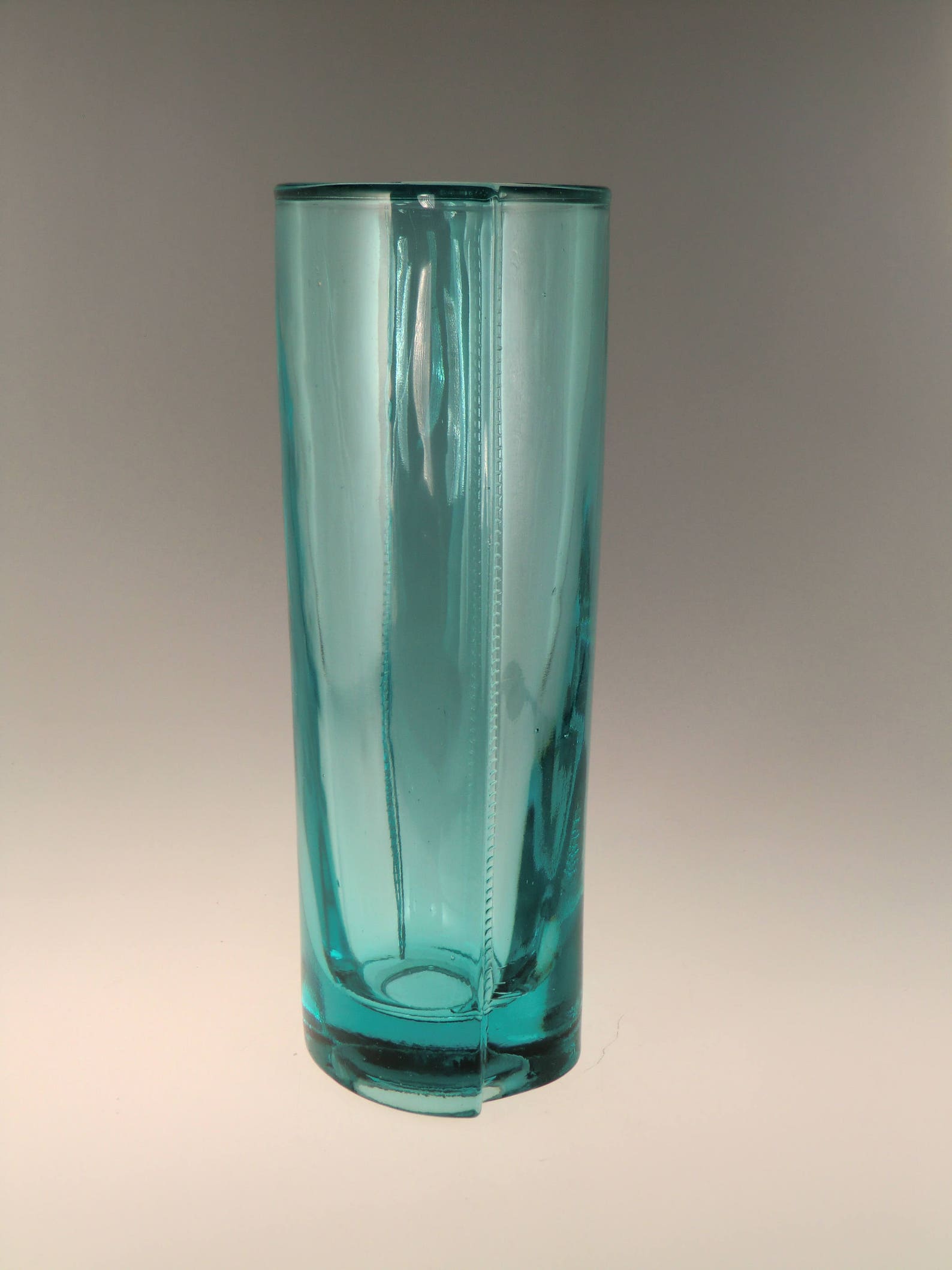 Czech Bohemian Turquoise Beryl Art Glass Vase by Milos Filip - Etsy