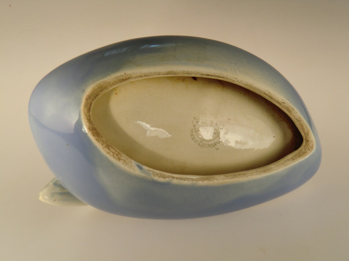 Bohemian Czech Art Deco Ditmar Urbach Pottery Bowl Dish With Seagull ...
