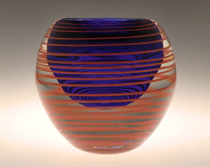 Bohemian Czech Skrdlovice Art Glass Vase by Stanislav Libensky ...