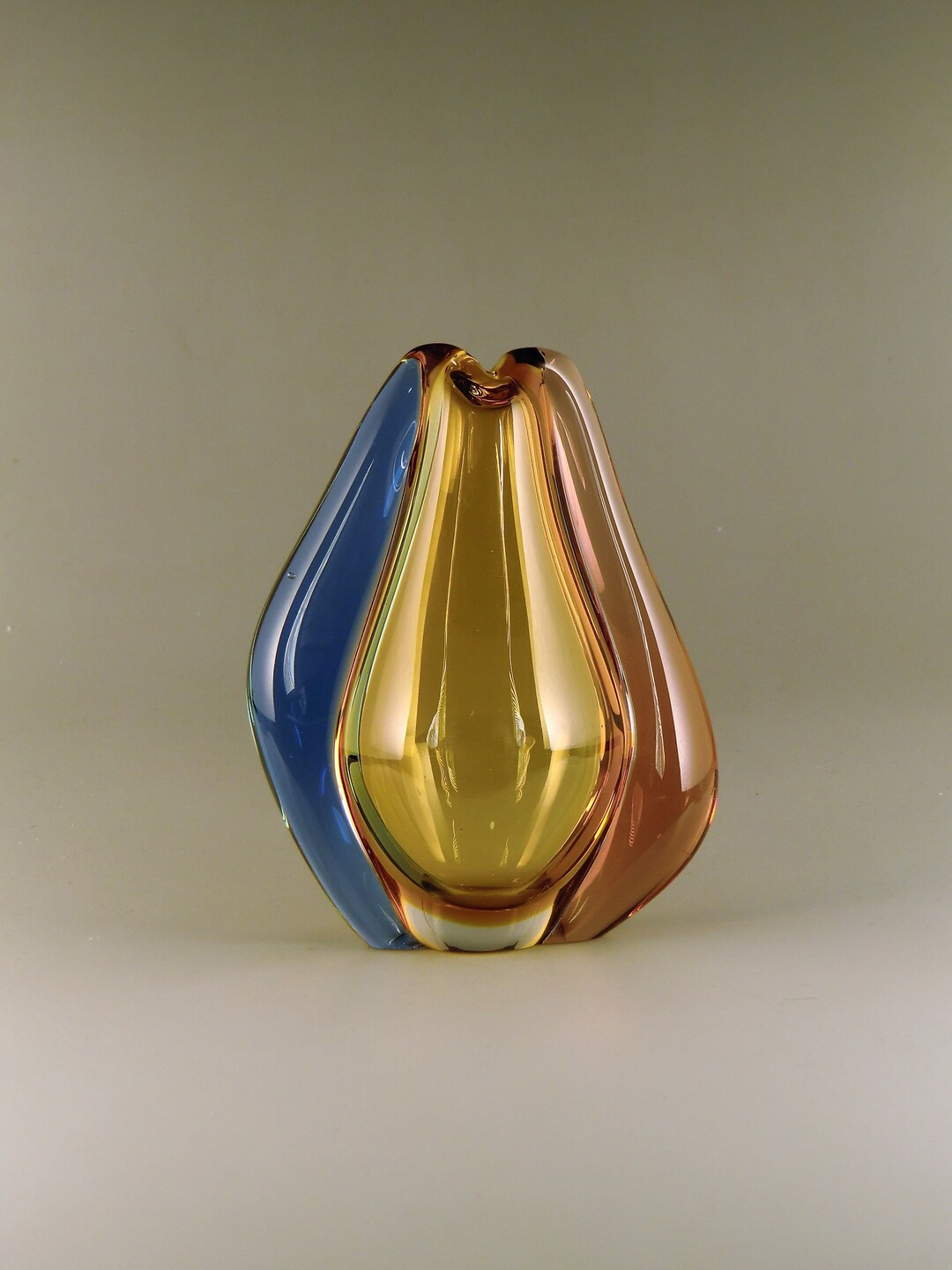 Bohemian Czech Mstisov Karlovarske Sklo Moser Art Glass Sommerso Vase ... Bohemian Czech Mstisov Karlovarske Sklo Moser Art Glass Sommerso Vase ...