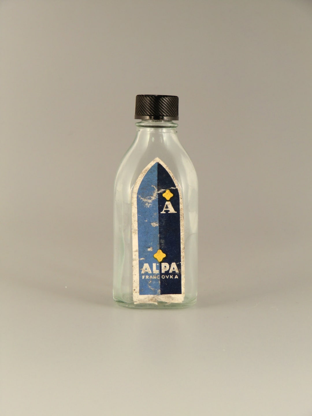 Bohemian Czech Alpa Francovka Czechoslovakian Empty Flask Bottle - Etsy