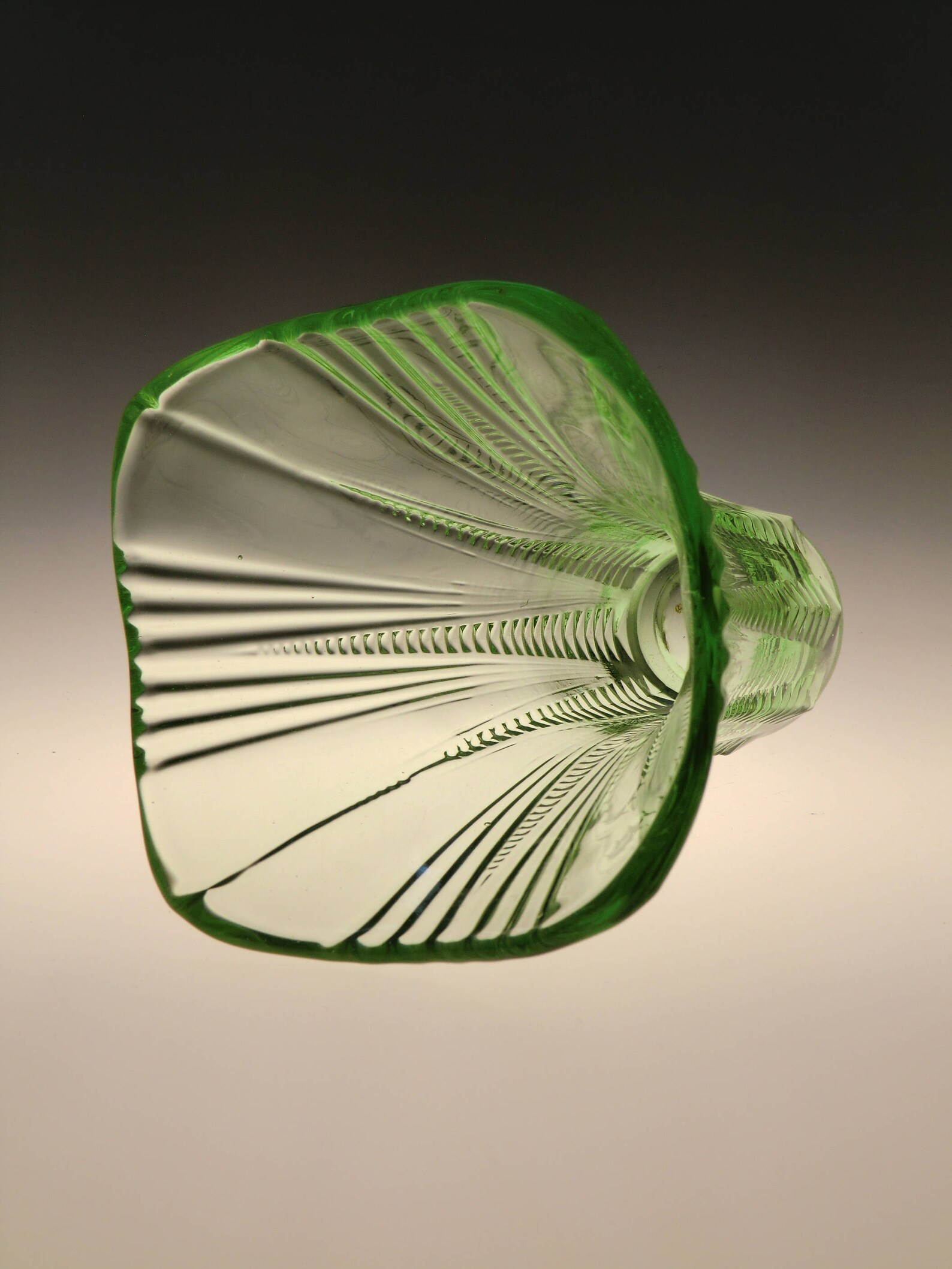 Bohemian Czech Art Glass Light Green Vase by Vaclav Hanus - Etsy