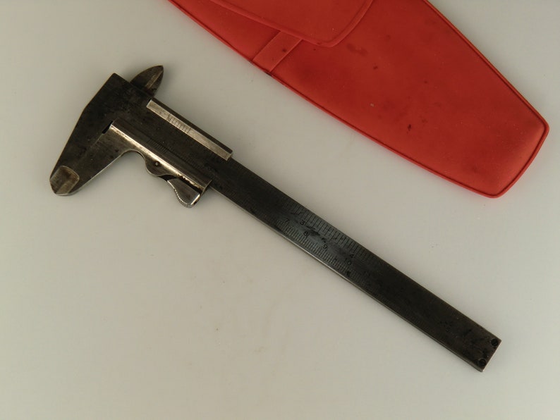 Vintage Marked German Mauser Micrometer Slide Steel Caliper - Etsy