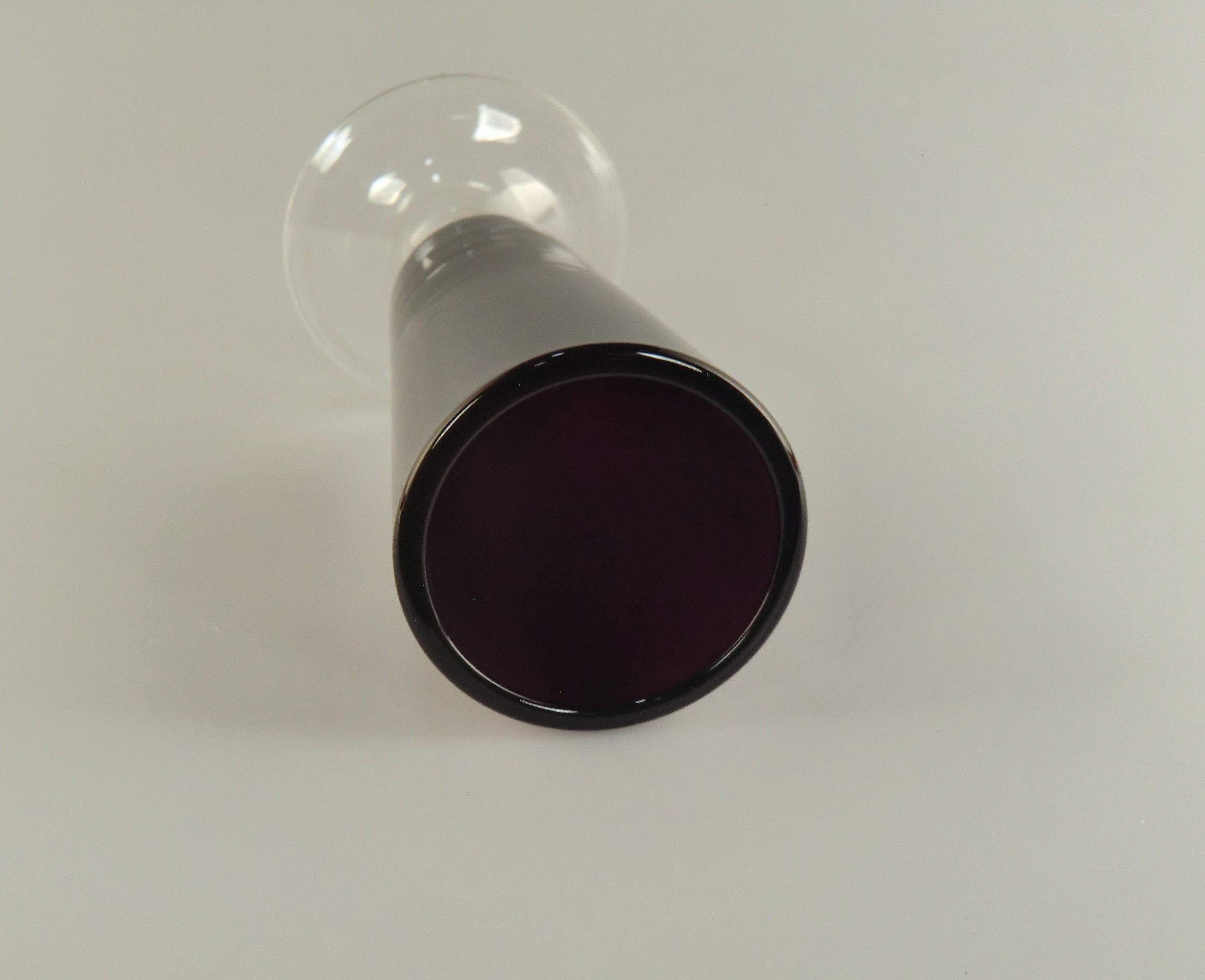 Bohemian Czech Borocrystal Liquer Art Glass Tiny Goblet Ruby Clear - Etsy