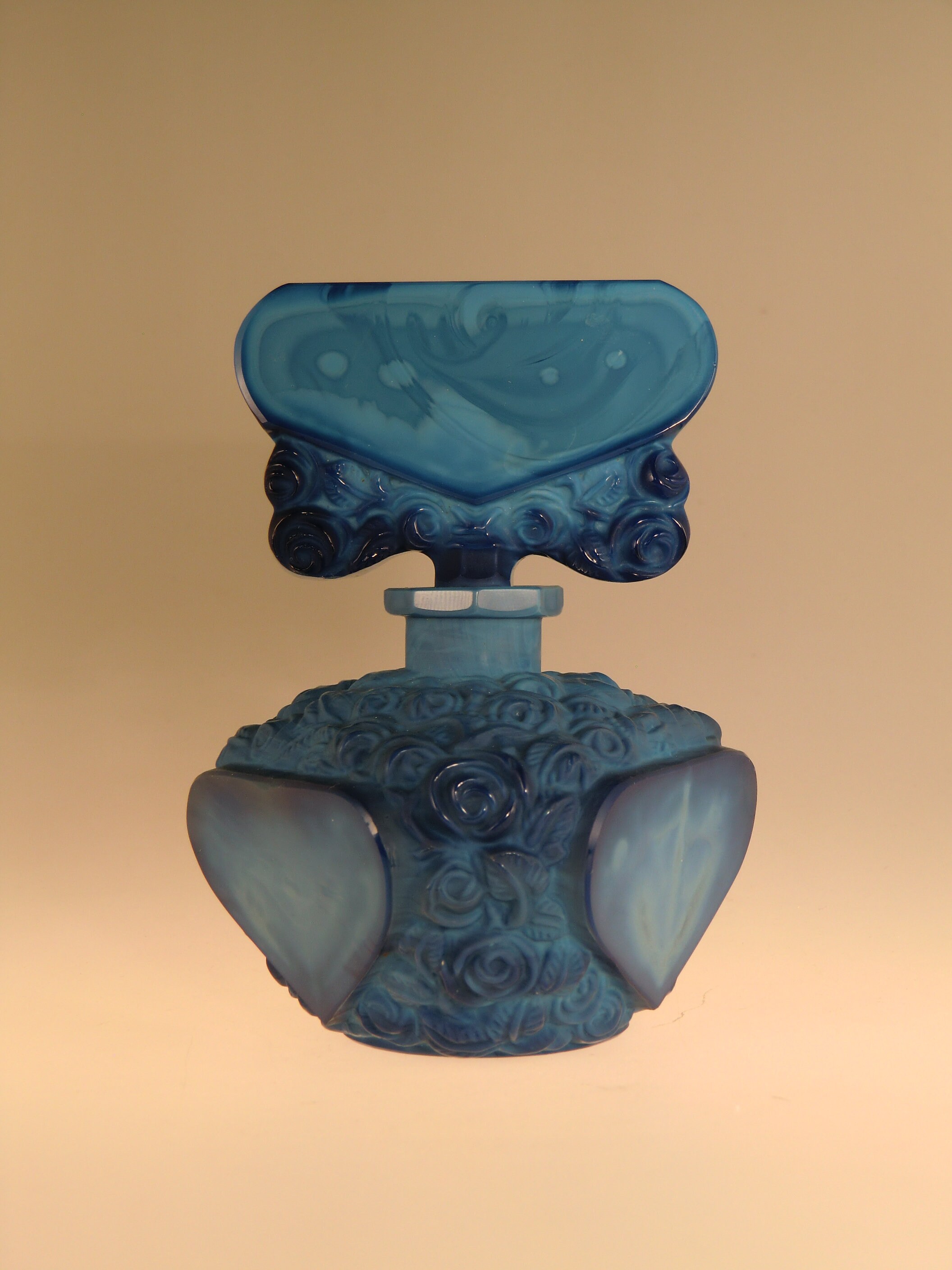 Bohemian Czech Art Deco Lapis Lazuli Opaque Blue Glass Perfume - Etsy