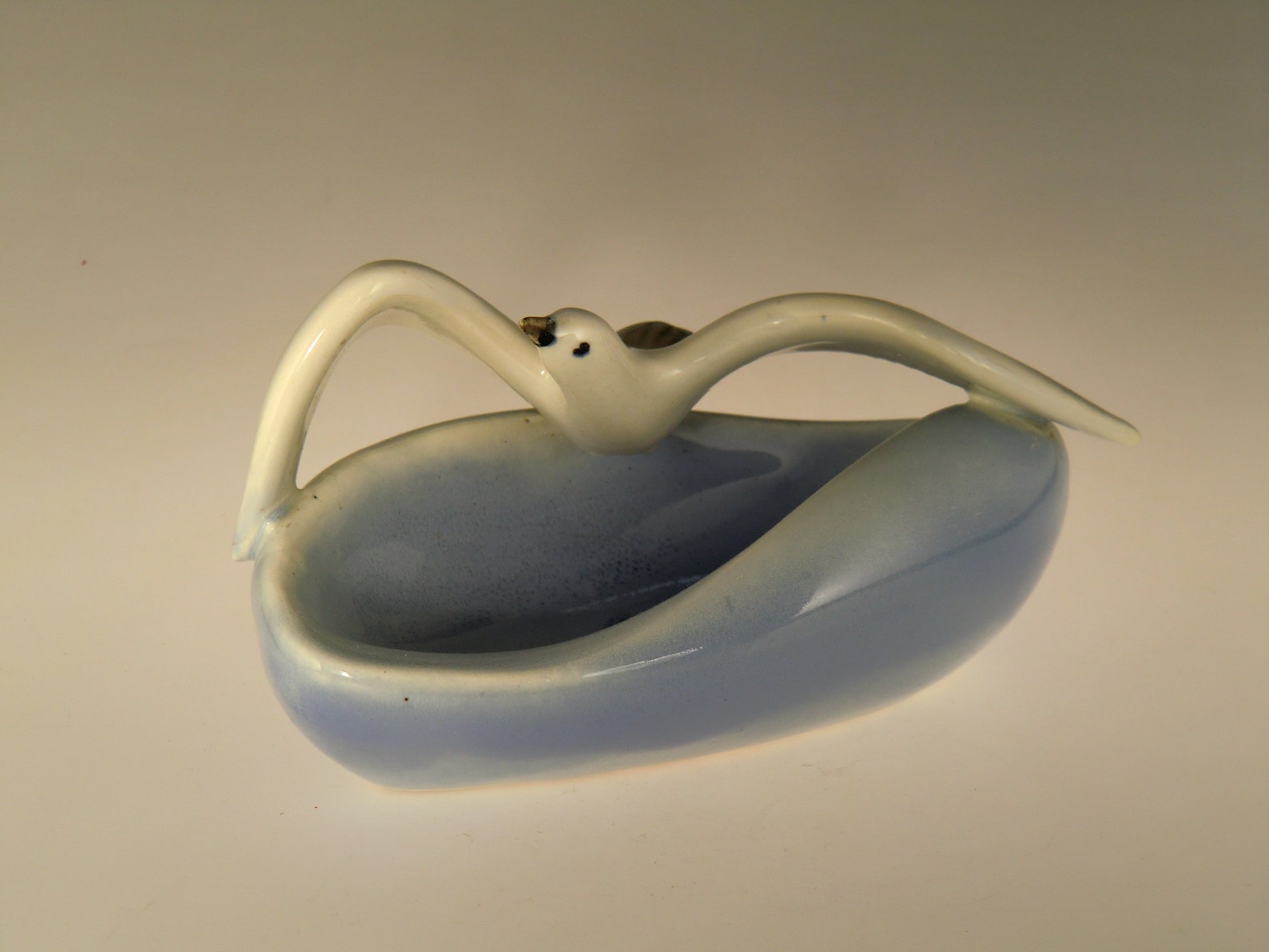Bohemian Czech Art Deco Ditmar Urbach Pottery Bowl Dish With Seagull ...