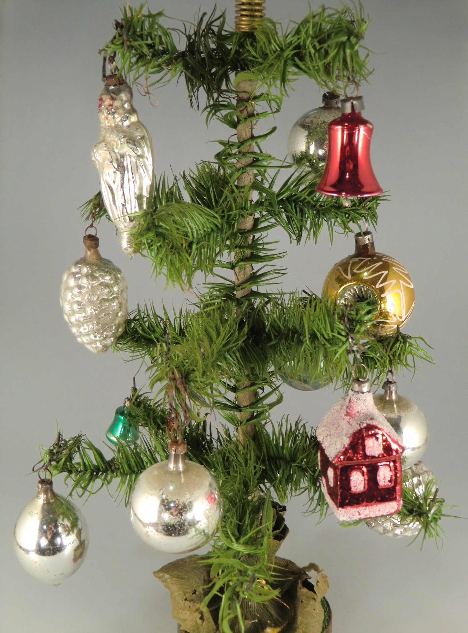 Antique Bohemian Czech Goose Feather Tree Christmas Tree | Etsy