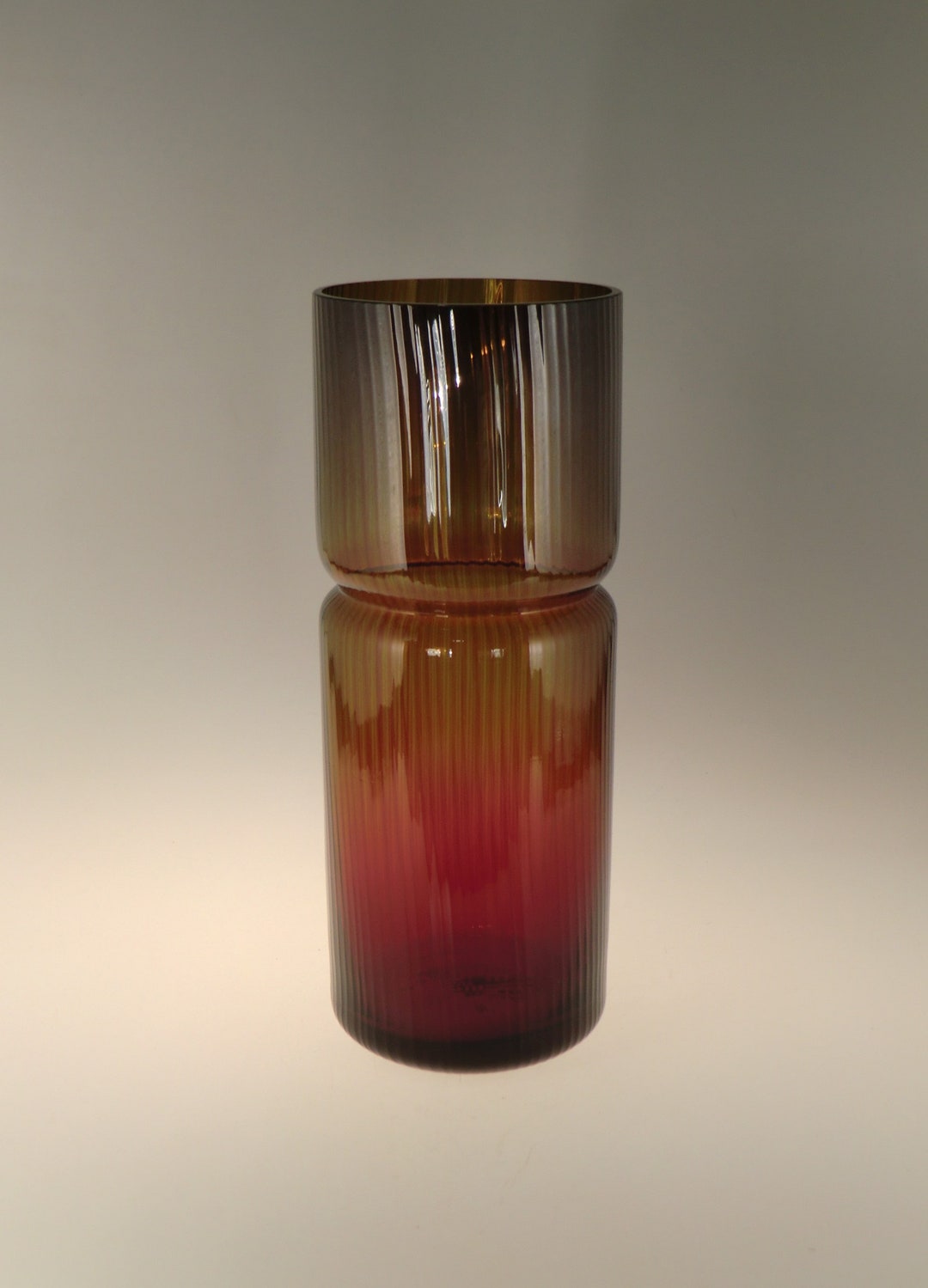 Bohemian Czech Chlum U Trebone Art Glass Vase Designed by Pavel Hlava ...