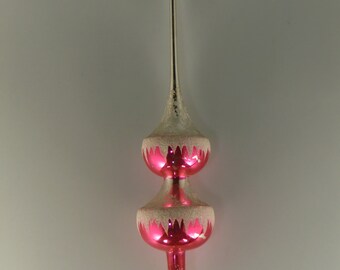 Bohemian Czech Vintage Glass Christmas Top on Tree Topper | Etsy