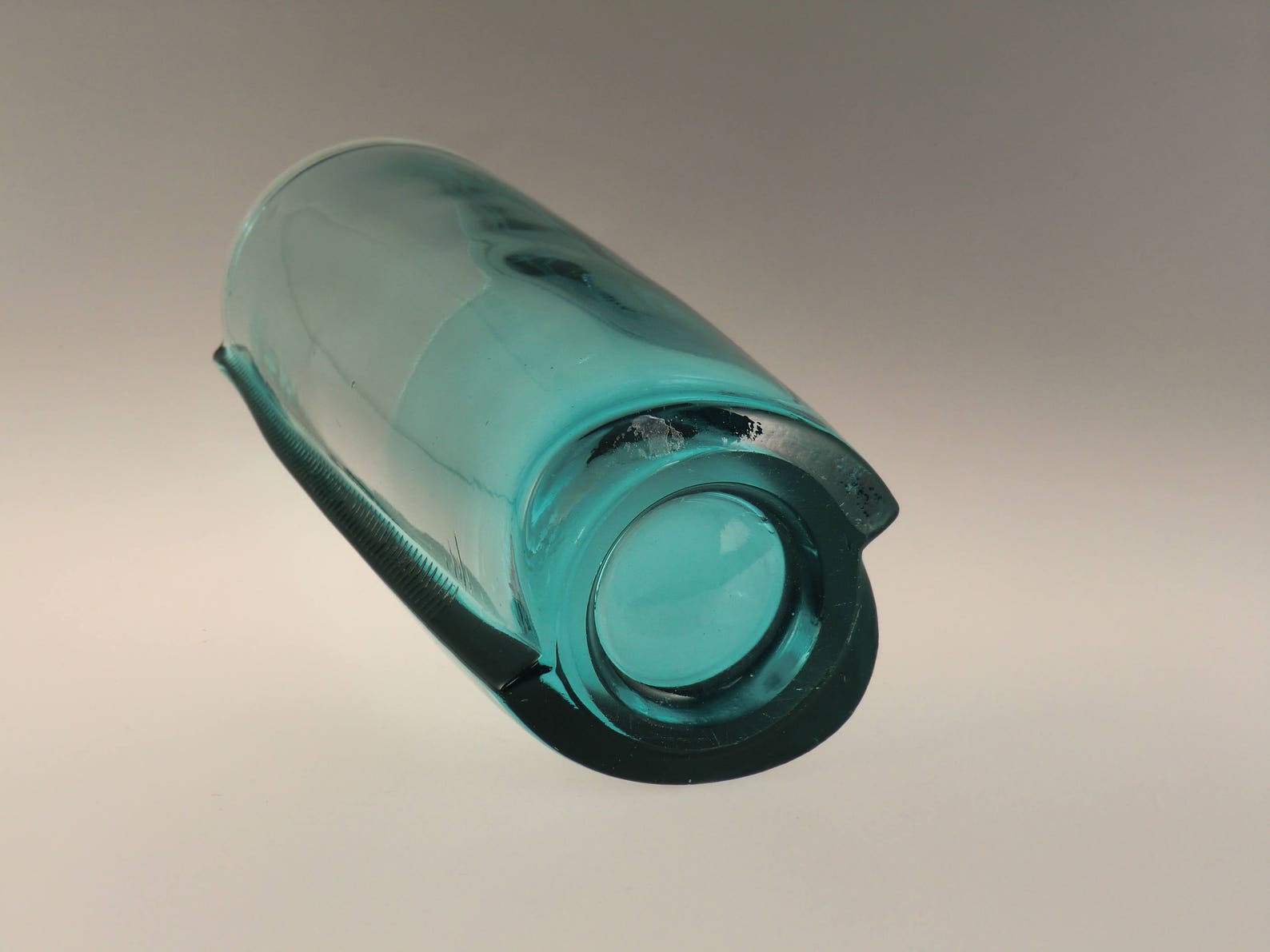 Czech Bohemian Turquoise Beryl Art Glass Vase by Milos Filip - Etsy