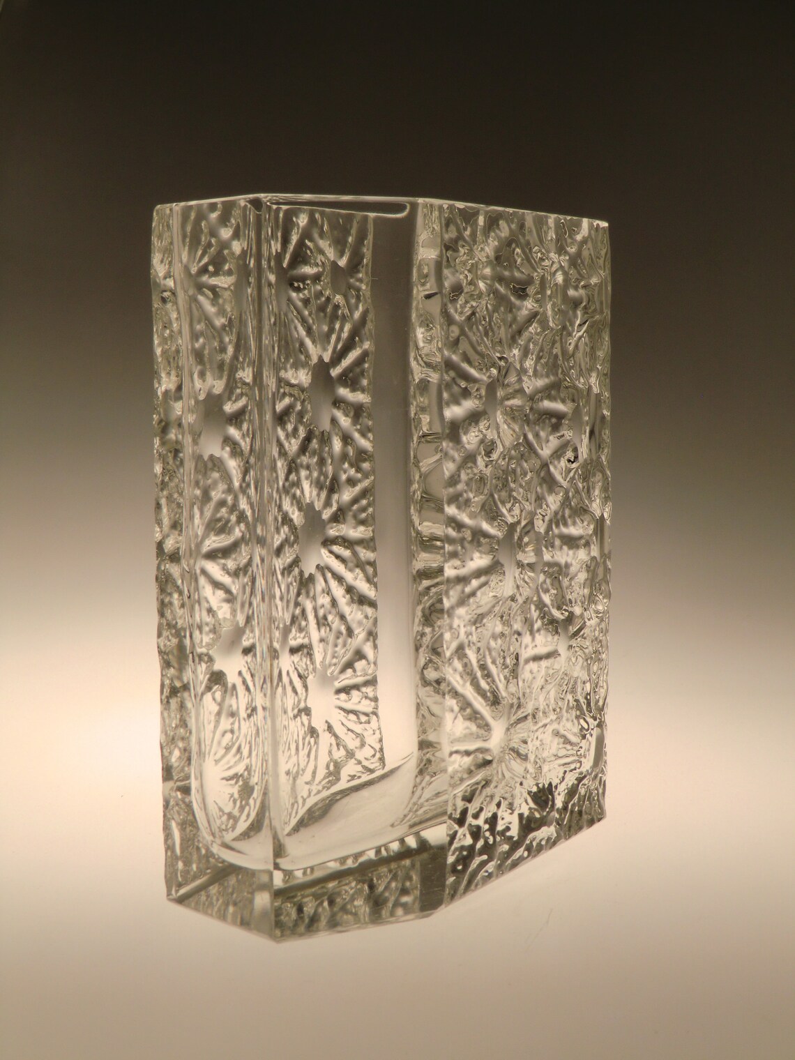 Bohemian Czech Amazing Art Cut Glass Vase by Vaclav Hanus | Etsy