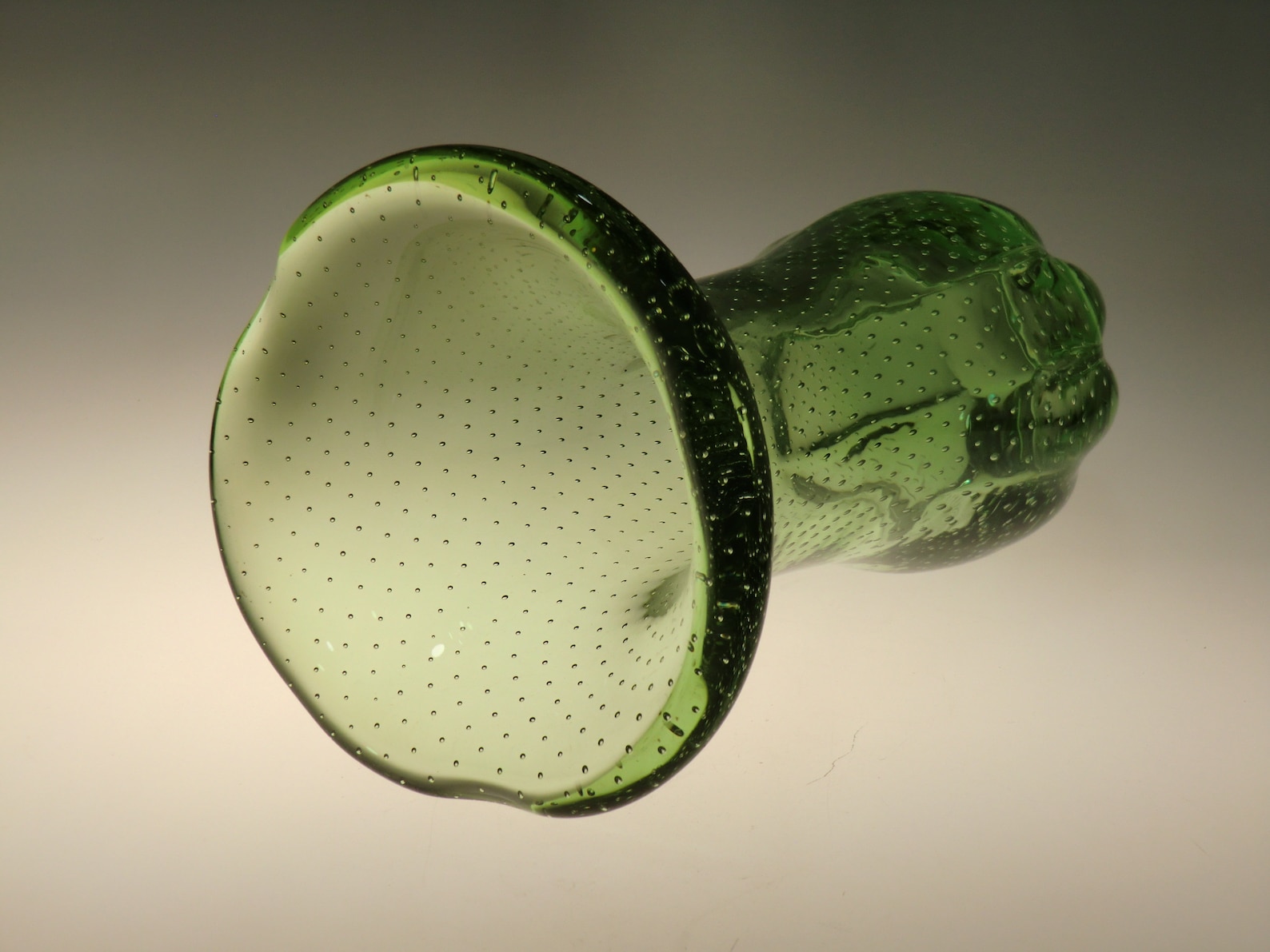 Bohemian Czech Moser Karlovarske Sklo Art Glass Green Vase by | Etsy