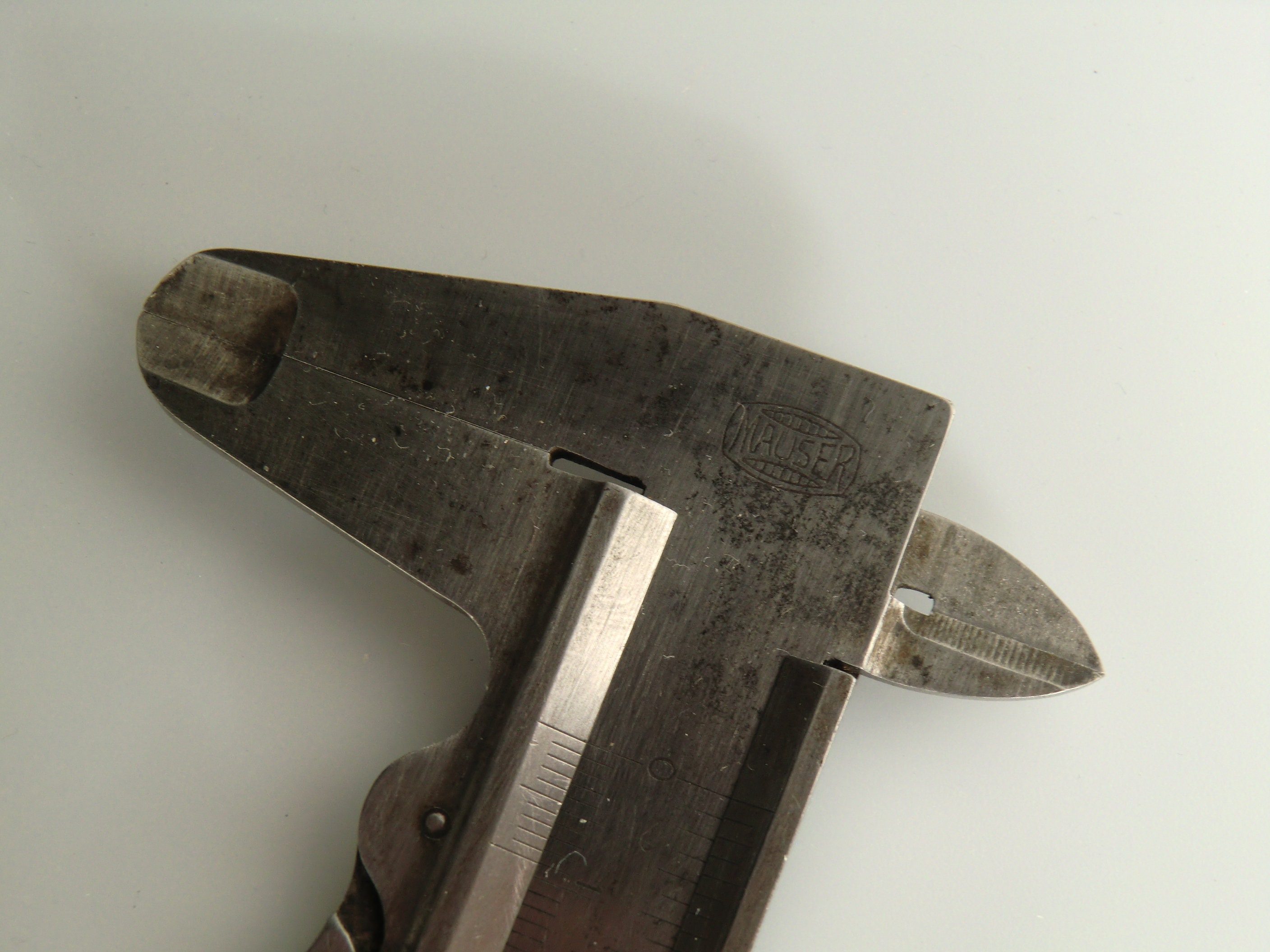 Vintage Marked German Mauser Micrometer Slide Steel Caliper With ...