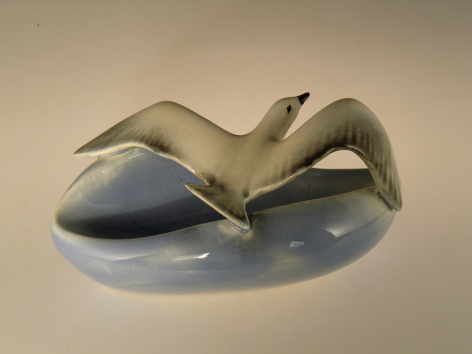 Bohemian Czech Art Deco Ditmar Urbach Pottery Bowl Dish With Seagull ...