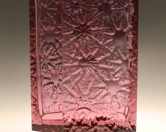 Czech Bohemian Desna Art Glass Vase by Vaclav Hanus | Etsy